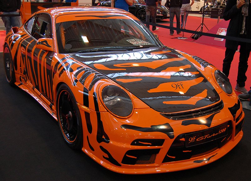 9ff 911 GTurbo 1200 (Porsche 911 GT2) 2010: характеристики, цена, фото