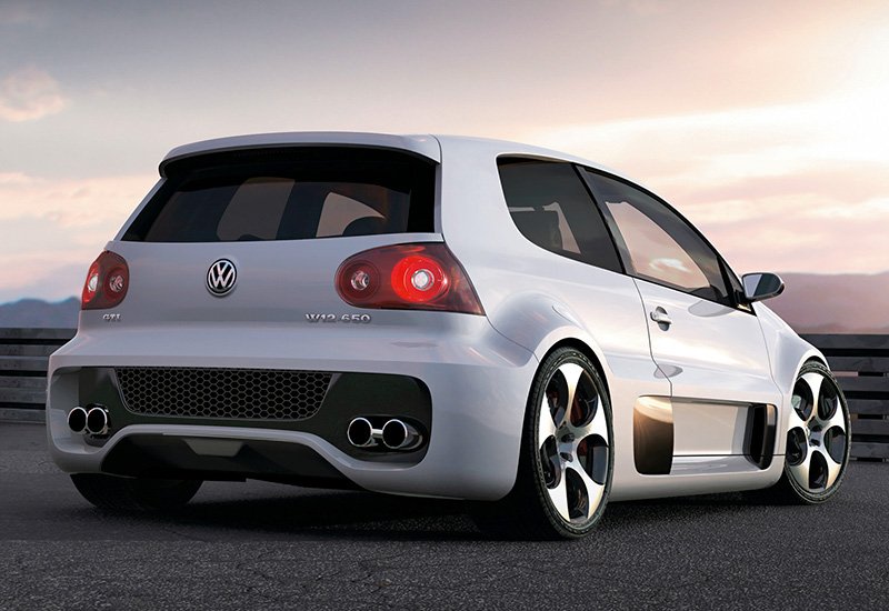 Volkswagen Golf GTI W12 650 Concept 2007: характеристики, цена, фото